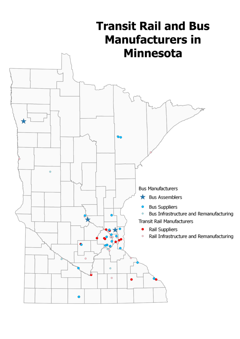 BlueGreen Alliance | Minnesota Transit Manufacturing Fact Sheet and Map